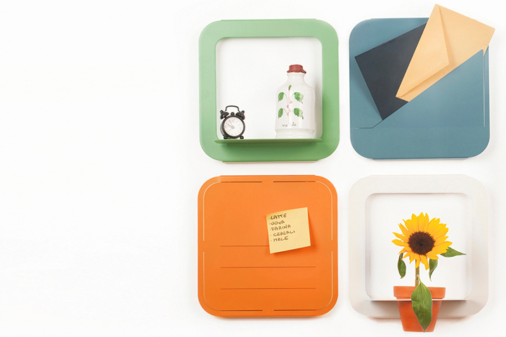 Multipurpose App shelves, Designed by Gradosei - Social Design Magazine